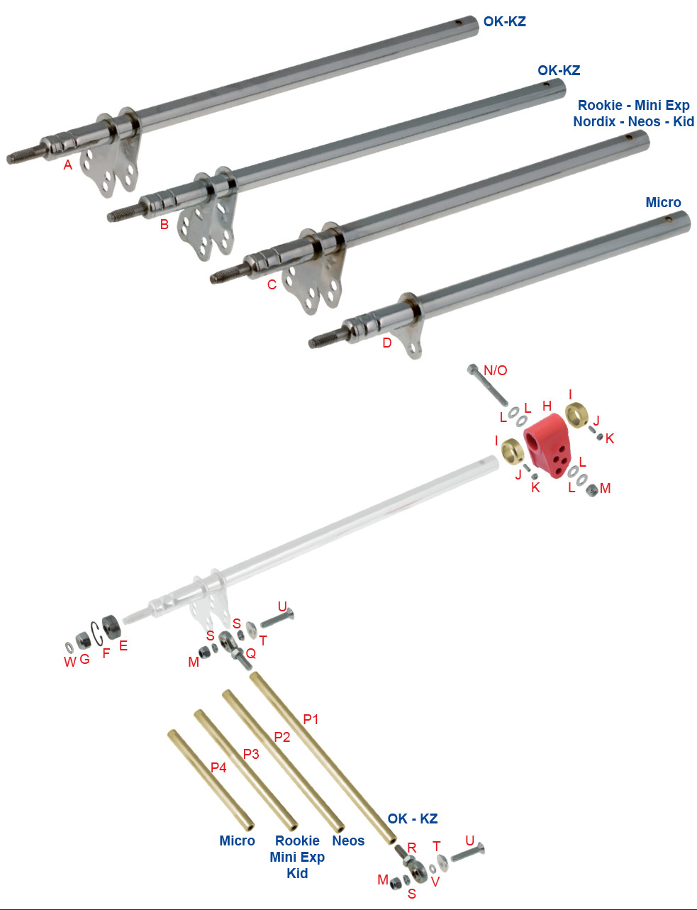 OTK STEERING COLUMNS