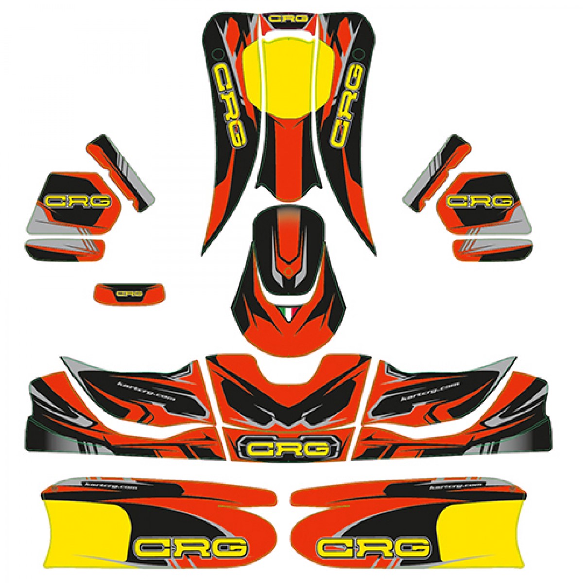 COMPLETE CRG STICKER KIT 507/508